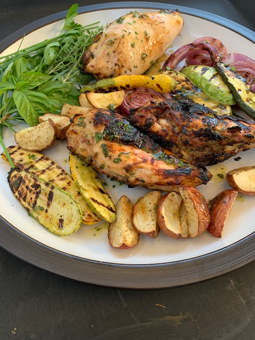 KATZ Honey Vinegar Marinated Grilled Chicken | KATZ Farm