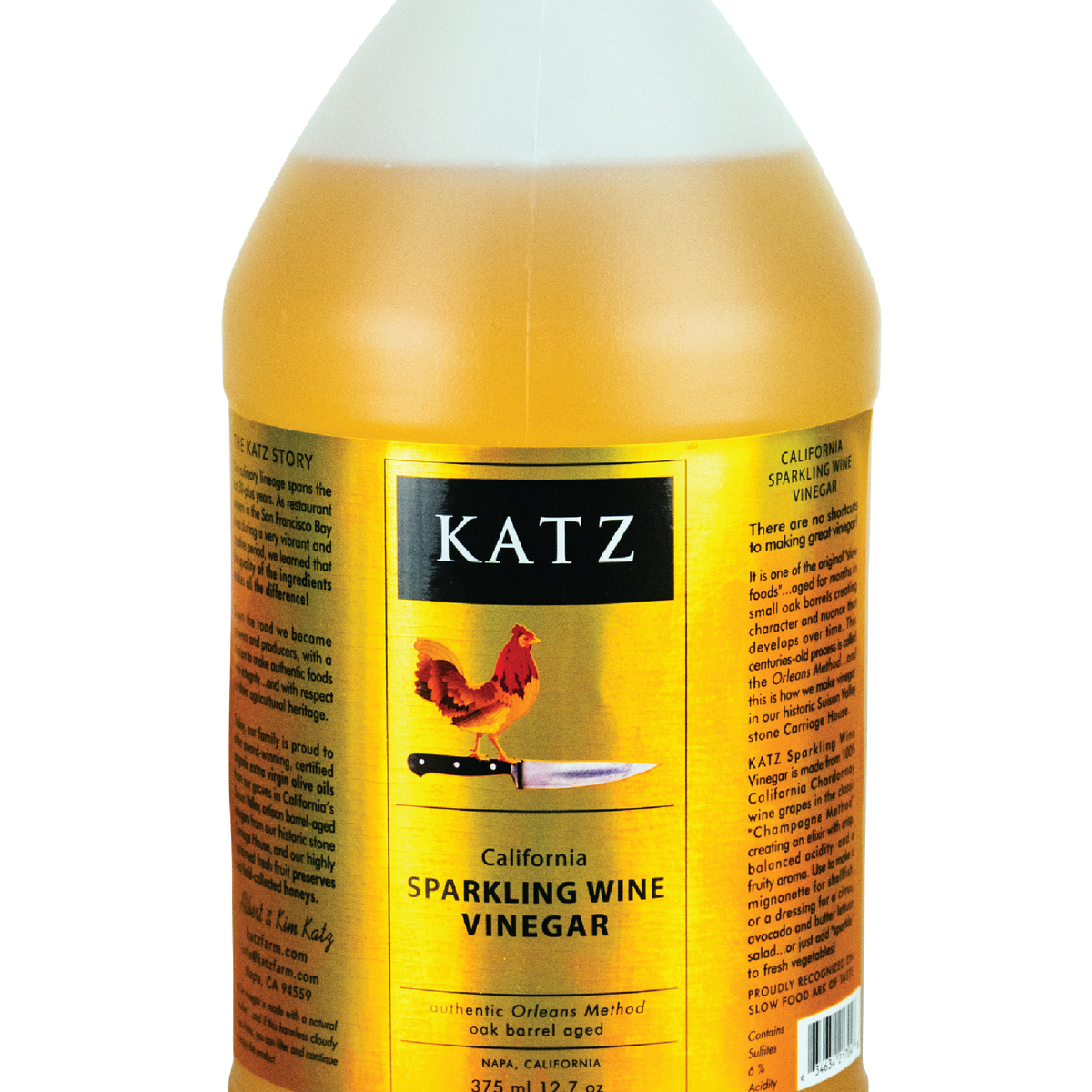 KATZ Sparkling Wine Vinegar - Half Gallon | KATZ Farm