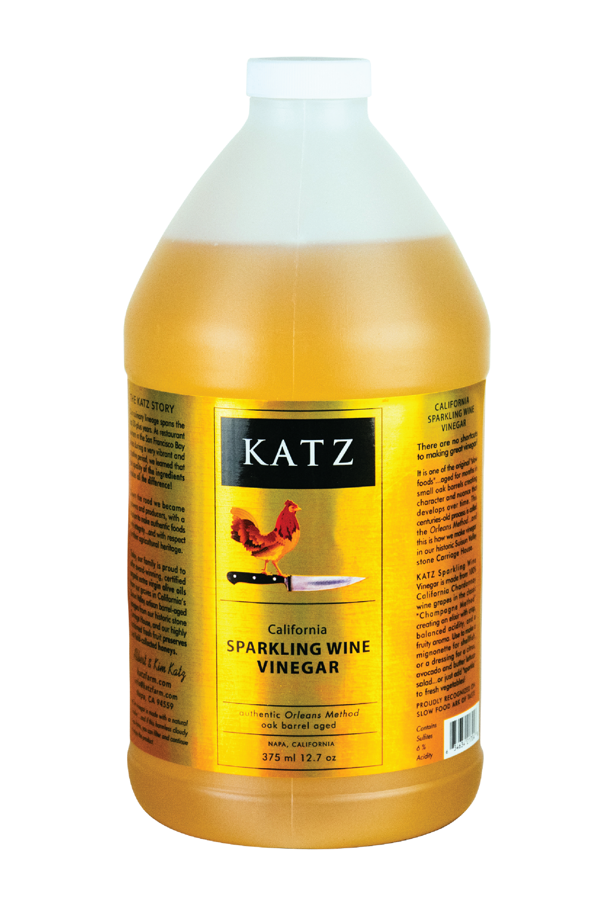 KATZ Sparkling Wine Vinegar - Half Gallon | KATZ Farm